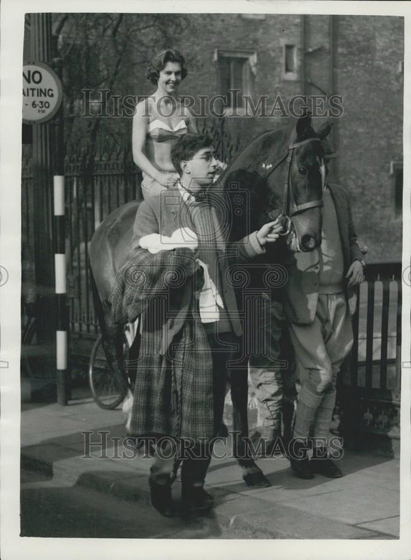 Susan Harper Modern Lady Godiva - in Cambridge 1959 Vintage Press Photo ...