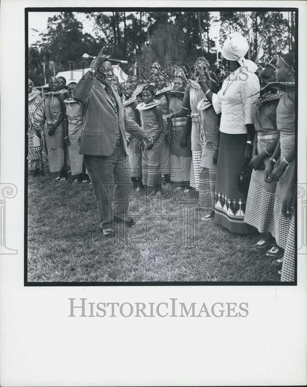 President Kenyatta in Nairobi 1974 Vintage Press Photo Print - Historic ...