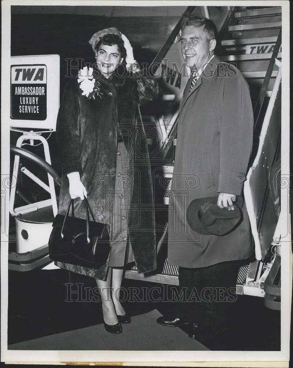 Gov. Robert B. Meyner and his wife, the former Helen Stevenson Vintage ...