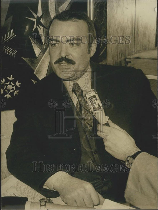 Hubert Massol During Press Conference Vintage Press Photo Print ...