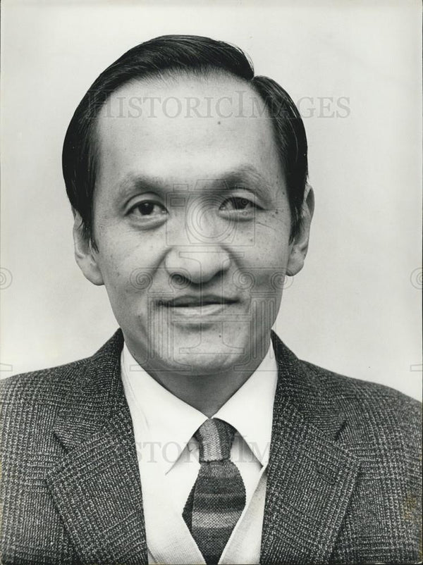 Prof. Ming-Min Peng ' Refugee from Taiwan in Sweden Vintage Press Photo ...