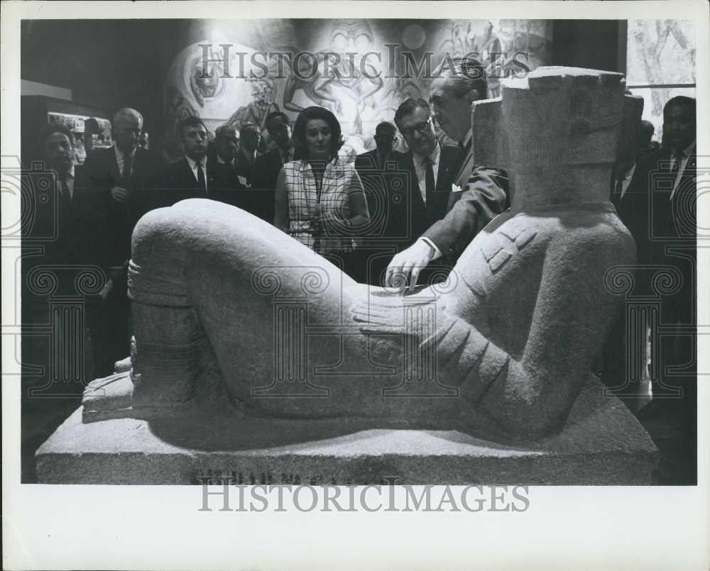 Rockefeller in Mexico, 1964 at the archelogical Musuem 1964 Vintage ...