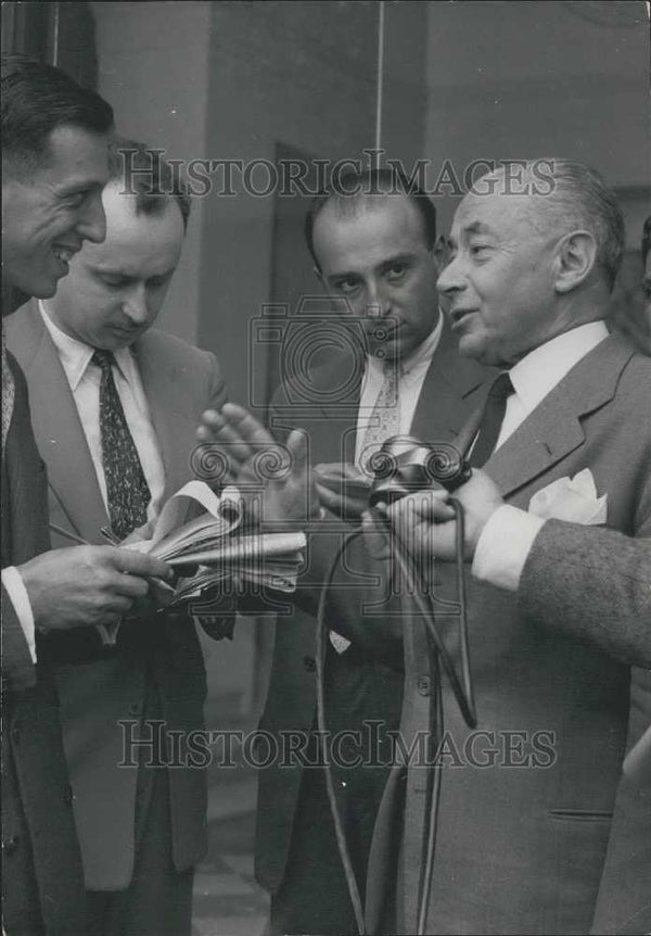 Paul Reynaud French Cabinet Crisis 1953 Vintage Press Photo Print ...
