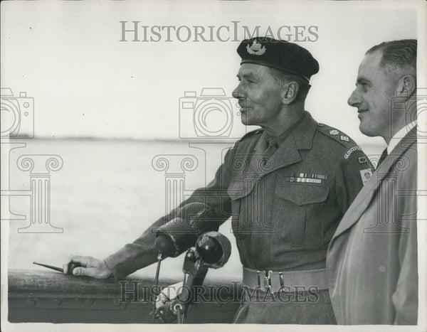 Col. J.P. Carne Arrives In The UK With POWs 1953 Vintage Press Photo ...