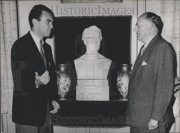 James V.Compton and Prof Dr. Marchionene of Munich University 1954 ...