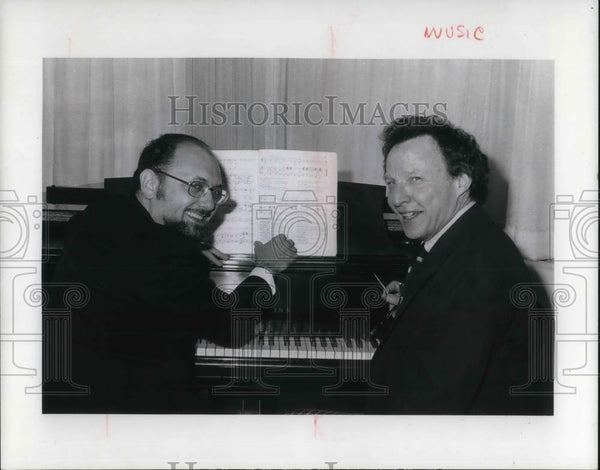 1976 Press Photo Alfred Heller and Albert Petrak Producer of Street Sc ...
