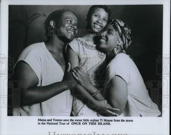 Neda Spears and Ricky Pettigrew in ONCE ON THIS ISLAND 1994 Vintage ...