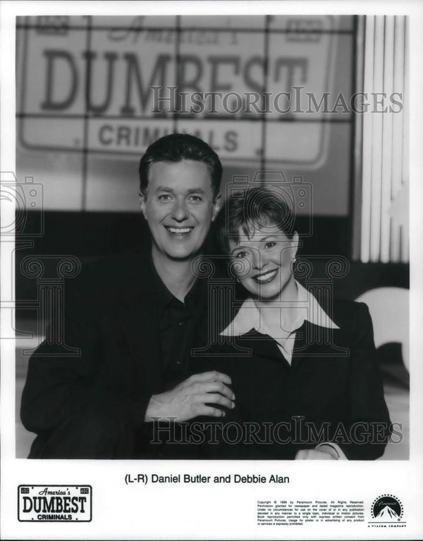 1996 Press Photo Daniel Butler & Debbie Alan on America's Dumbest Crim ...