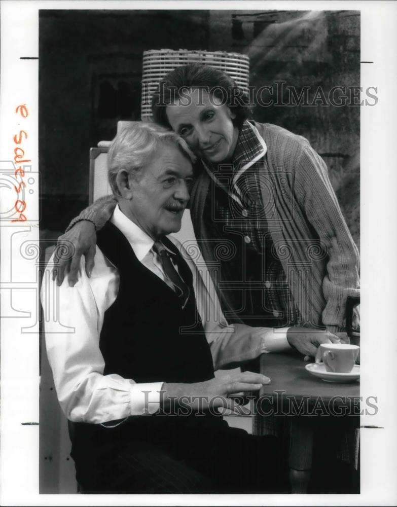 1994 Press Photo Hal Holbrook & Elizabeth Franz in Death of a Salesman - Historic Images
