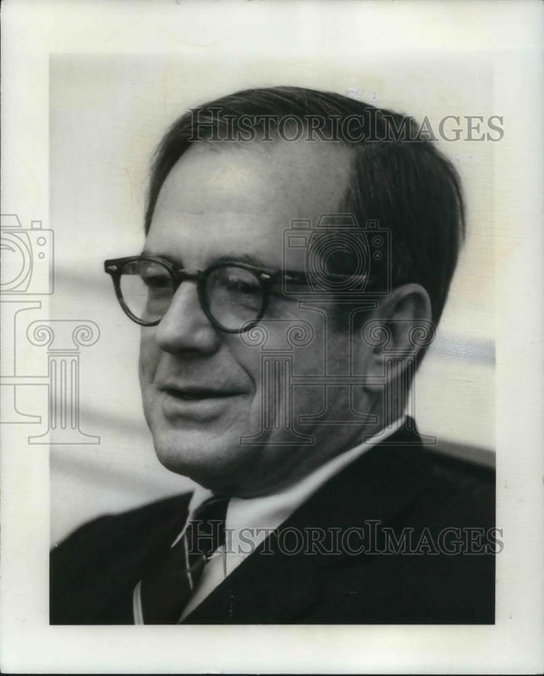 1970 Press Photo John P Fishwick President CEO Norfolk Western Railway ...