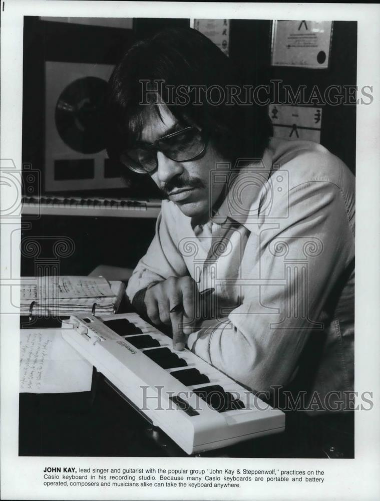 Press Photo John Kay of John Kay & Steppenwolf - cvp25881 - Historic Images