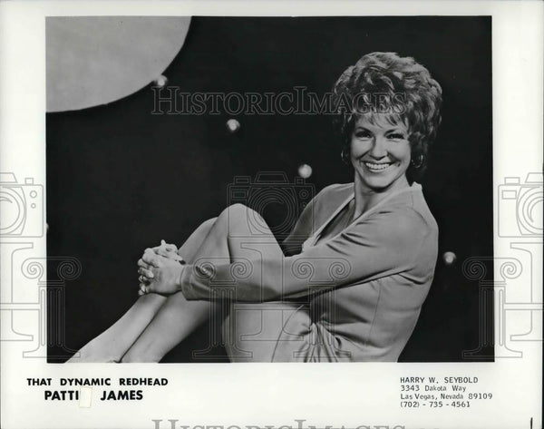 1980 Press Photo Patti James American Lounge Entertainer Singer - cvp2 ...