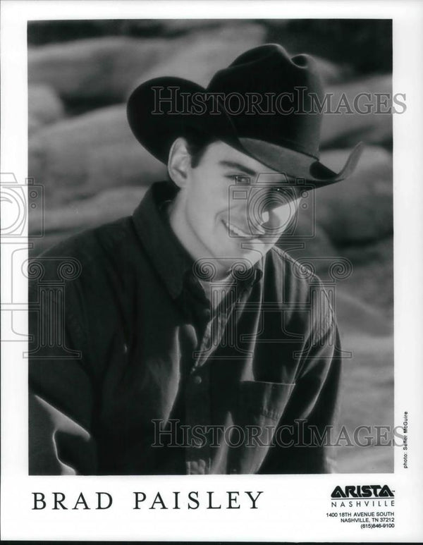 1999 Press Photo Brad Paisley Country Music Singer Songwriter and Guit ...