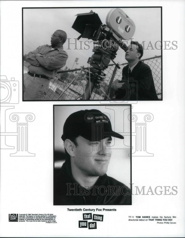 1996 Press Photo Tpm Hanks actor and director of That Thing You Do - c ...