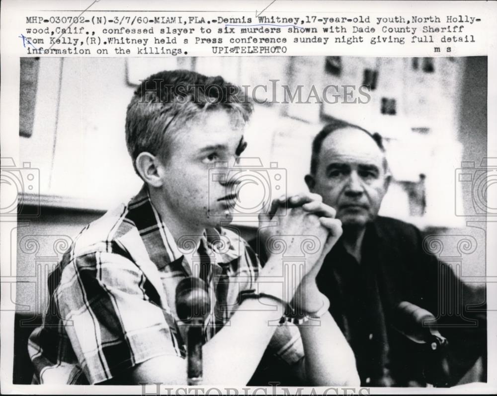 Dennis Whitney, a confessed slayer to six murders 1960 Vintage Press ...