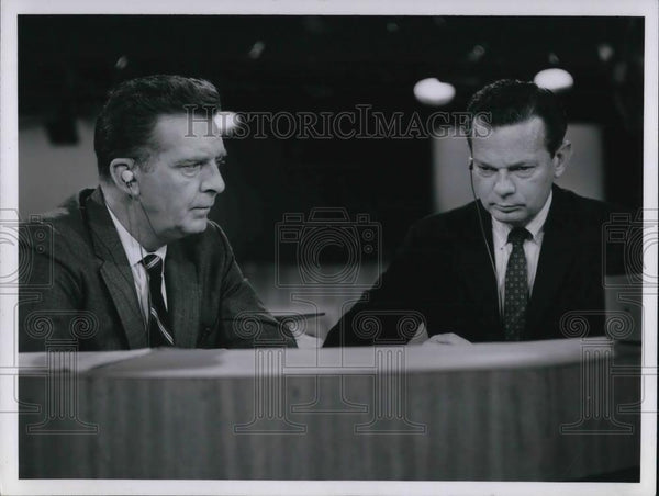 1968 Press Photo Chet Huntley & David Brinkley - cvp24930 - Historic Images
