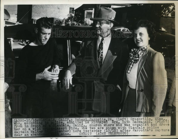 Robert Parrotte admits to kidnapping of Mrs. Ruth Radwanski 1947 ...