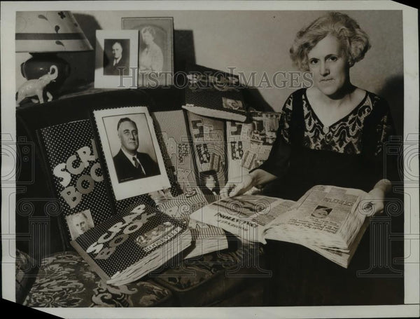 Mrs. Harry Usher with Collection President Roosevelt's Career 1934 ...