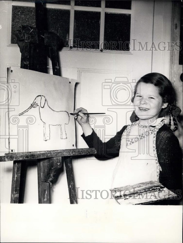 1954 Press Photo Munich child ,Paris "L' enfant et neus" - Historic Images