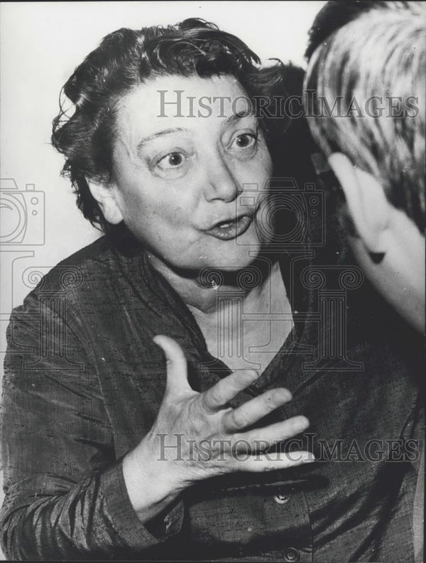 1971 Press Photo Lady Fleming, widow of the discover of penicillin ...