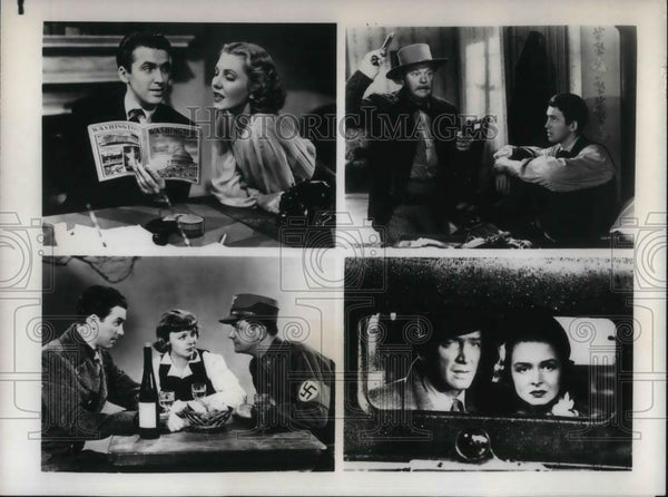 1978 Press Photo Jimmy Stewart Jean Arthur Charles Winninger M. Sulliv ...