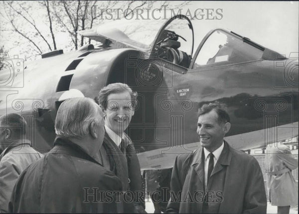 1968 Press Photo British Jet Hawker Siddley Harrier BR Mk 1, Alfred W ...