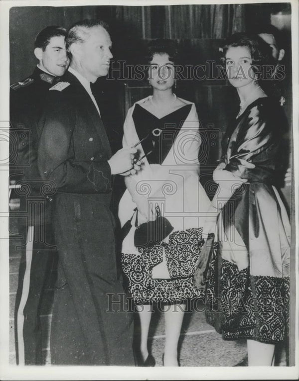 1960 Press Photo Nato's General Norstad - With the Princesses ...