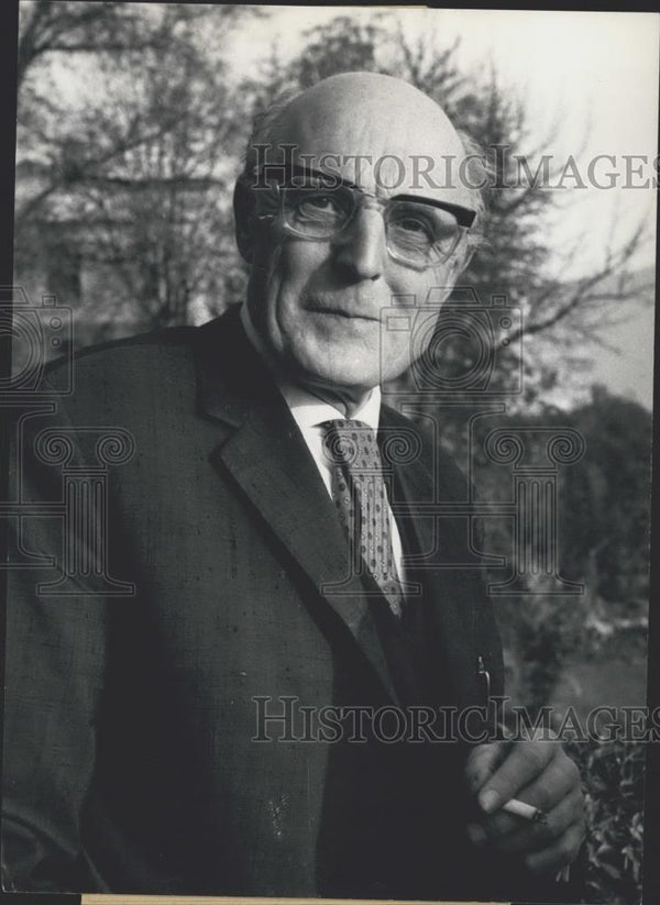 1963 Press Photo Professor Hans D. Jensen, Nobel Prize For Physics Win ...
