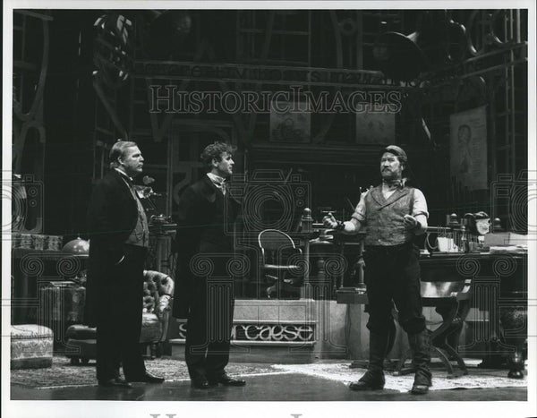 1992 Press Photo Michael Ball, Andrew Gillies, and Barry Macgregor - c ...