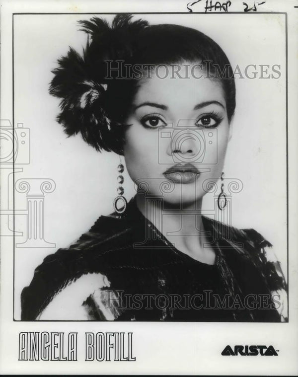 1983 Press Photo Angela Bofil American R&B Jazz Singer and Songwriter ...