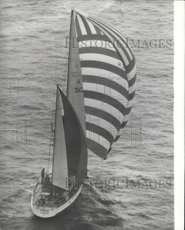 1977 Press Photo Whitebread Round-The-World Yacht Race,Dutch Ketch Tie ...