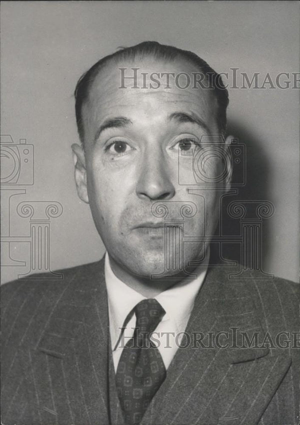 1955 Press Photo New Ambassador to SAAr M.Eric De Carbonnel - Historic ...
