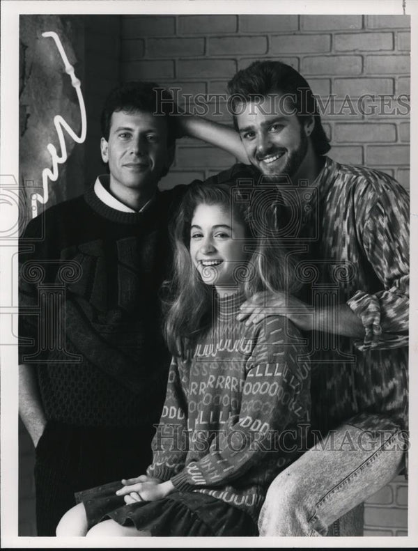 1989 Press Photo Paul Reiser, Stace Keanan & Greg Evigan in My 2 Dads ...