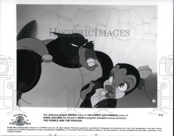 Press Photo Time Curry and Anna Golden as they voice in The Pebble and ...