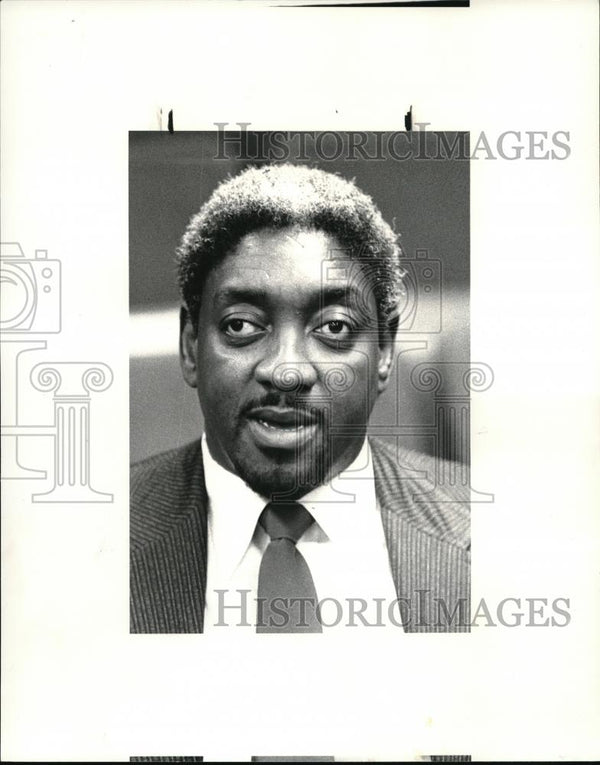 1984 Press Photo Willie Pace East Cleveland Commissioner - Historic Images