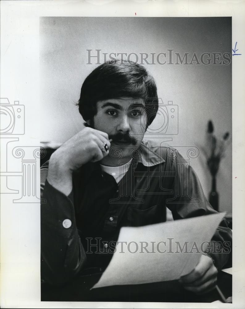 1974 Press Photo Greg Knopp, student body president Mt. Hood Community ...