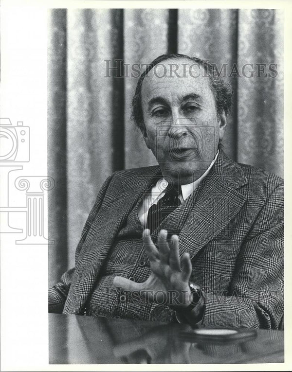 1981 Press Photo Max M Kampelman Chief US Delegate to the Madrid Confe ...