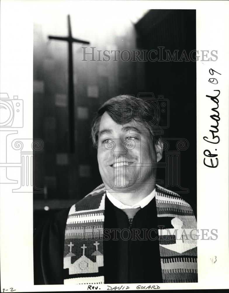 1993 Press Photo David Guard Reverend - ora30297 - Historic Images