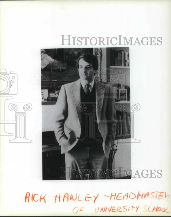 1988 Press Photo Rick Hawley - headmaster of University School - cvp21 ...