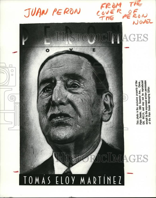 1988 Press Photo Juan Peron Argentine military officer and politician ...