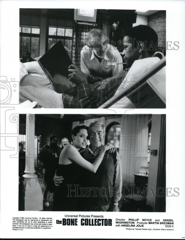 1999 Press Photo Philip Noyce Denzel Washington "The Bone Collector ...