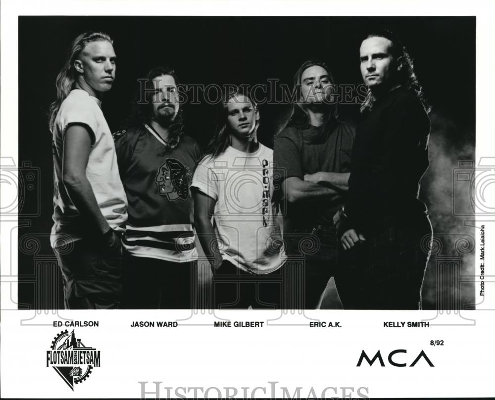 1992 Press Photo Ed Carlson, Jason Ward, Mike Gilbert and Eric A.K - c ...
