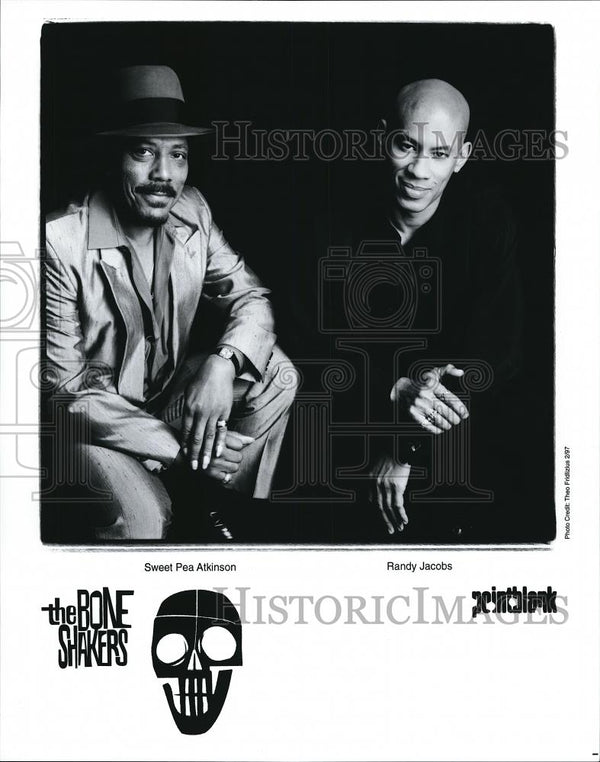 1997 Press Photo Sweet Pea Atkinson and Randy Jacobs of The Bone Shake ...