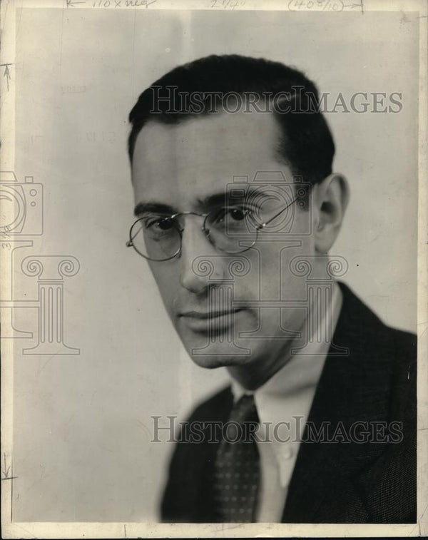 1935 Press Photo George H> Richman, V.P. of Richman Brothers - Historic ...