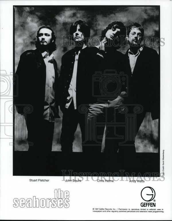 1997 Press Photo The Seahorses Stuart Fletcher John Squire Chris Helme ...