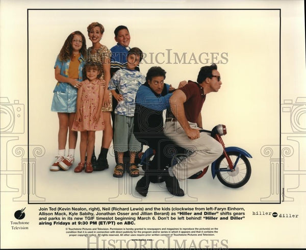 Press Photo Kevin Nealon, Richard Lewis, Faryn Einhorn, Allison Mack i ...