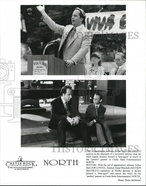 1995 Press Photo Jon Lovitz and Mathew McCurley star in North - cvp523 ...