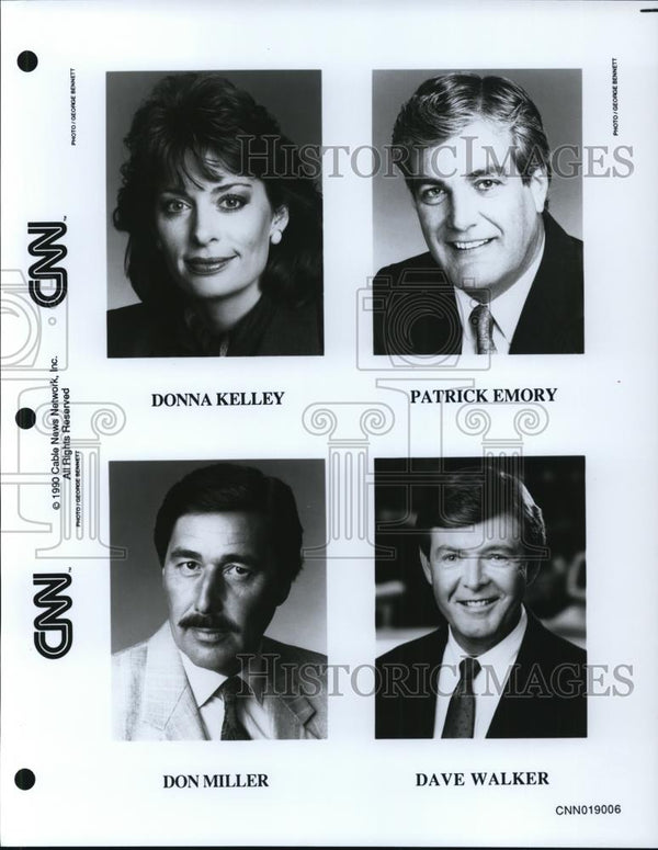 1990 Press Photo Donna Kelley Patrick Emory Don Miller Dave Walker - c ...