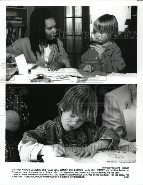 1996 Press Photo Whoopi Goldberg & Haley Joel Osment in Bogus - cvp583 ...