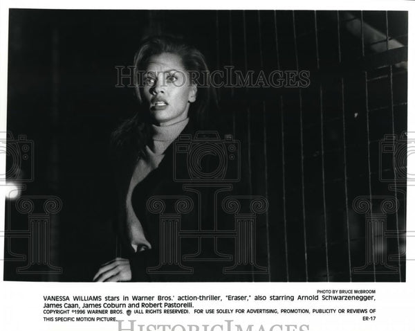 1996 Press Photo Vanessa Williams in Eraser - cvp41888 - Historic Images